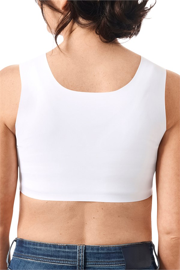 Lymph Flow Wire Free Front Closure Mastectomy Bra - white | CuraLymph ...
